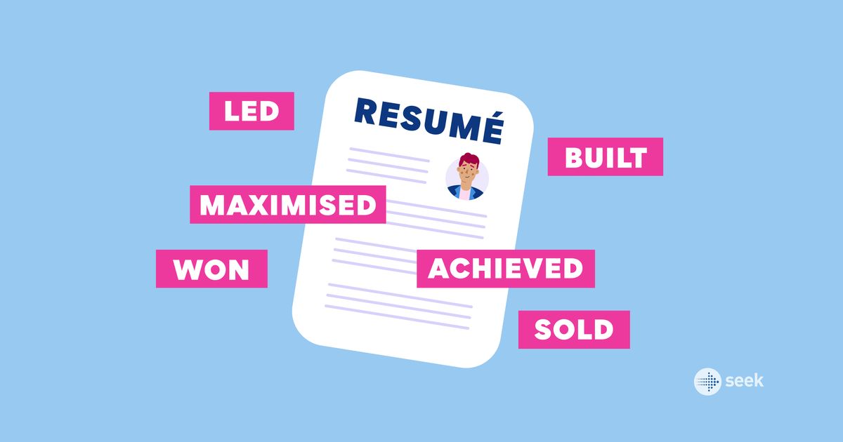 30 action words for resumés - SEEK New Zealand